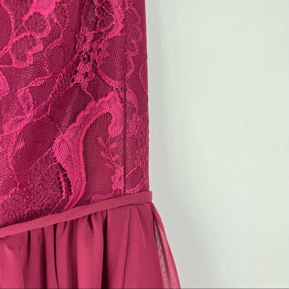 Hailey Paige Occasions | Dresses | Hailey Page Occasions Burgundy Lace ...